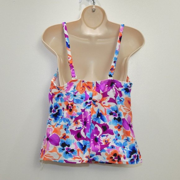 Catalina | Swim | New Tankini Swim Top Convertible Floral Medium 8 ...